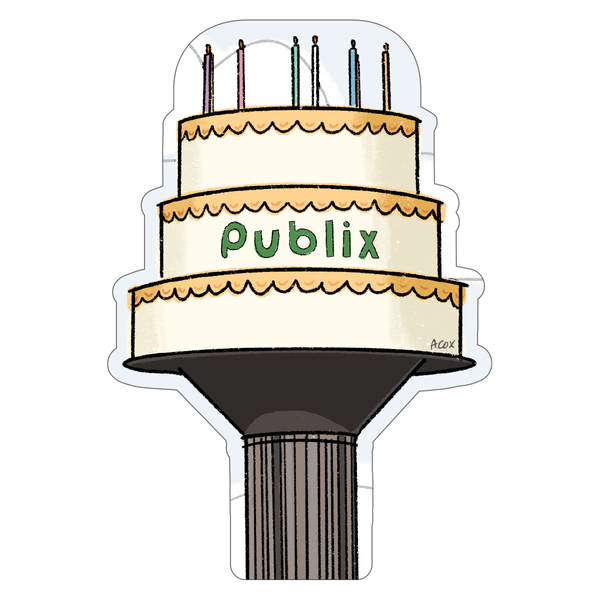 Cake Tower Sticker – Publix Company Store by Partner Marketing Group