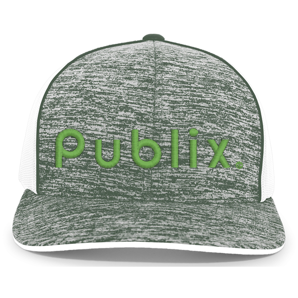 Snapback Heather Trucker - Large Green/Neon logo – Publix Company Store ...