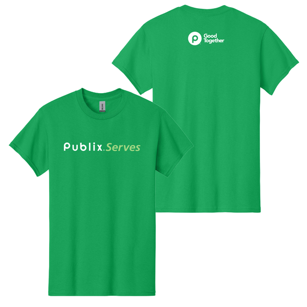 Publix Serves Good Together Men’s/Unisex T-Shirt - Irish Green – Publix ...