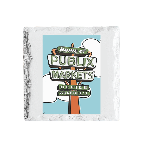 Publix Vintage Sign Full Color Stone Coaster – Publix Company Store by ...